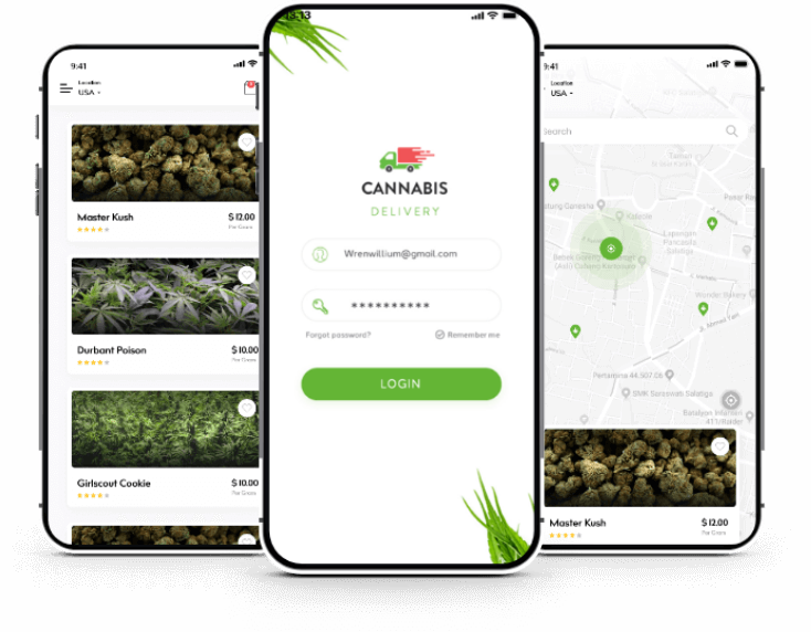 Cannabis Delivery | Marijuana Delivery App | On-demand Marijuana App ...