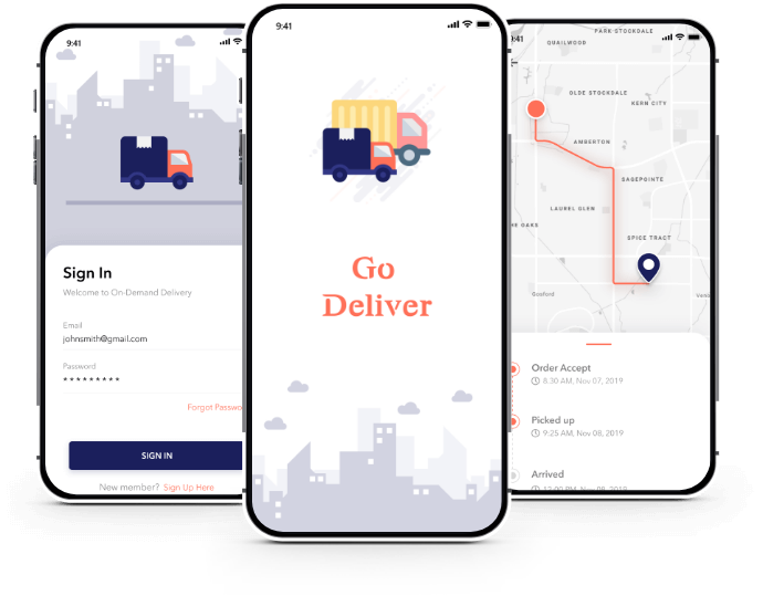 On-demand Courier App | Courier Service App | Courier App Development - Codiant